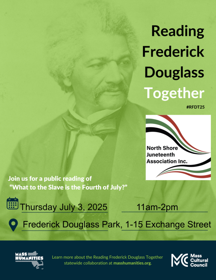 Frederick Douglass Reading Together 2025 (Organized by North Shore ...